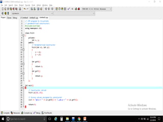 Types of Constructor in C++ | PPT