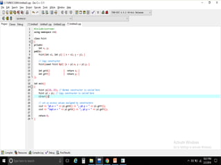 Types of Constructor in C++ | PPT