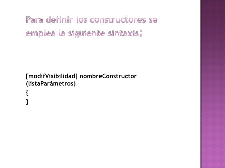 Constructor Y Destructor Constructor Y Destructor