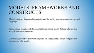 Constructs and models | PPTX
