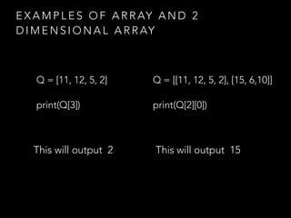 Constructs and techniques and their implementation in different ...