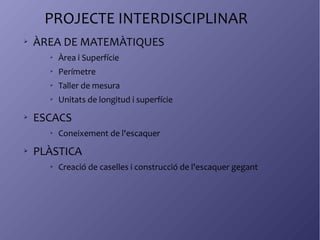 Construim un escaquer gegant de 9m 2 | PPT