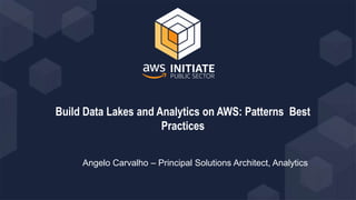 Construindo data lakes e analytics com AWS | PPT