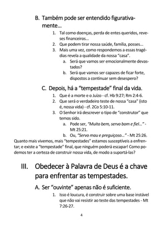 Construindo famílias que suportam tempestades. | PDF