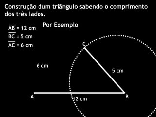 Construção de triângulos | PPT