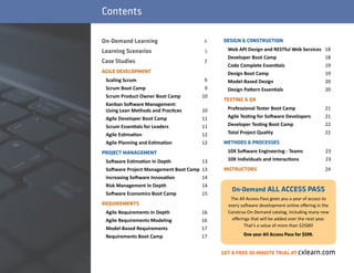 Construx Course Catalog - 2016 | PPT