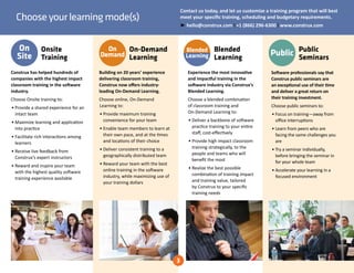 Construx Course Catalog - 2016 | PPT