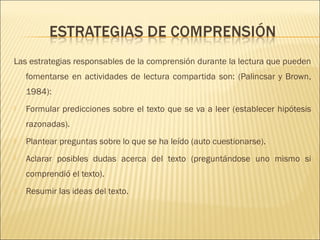 Construyendo la comprensión | PPT