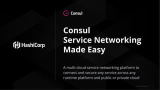 Modernizing Application Deployments with HashiCorp Consul on Microsoft Azure | PPTX
