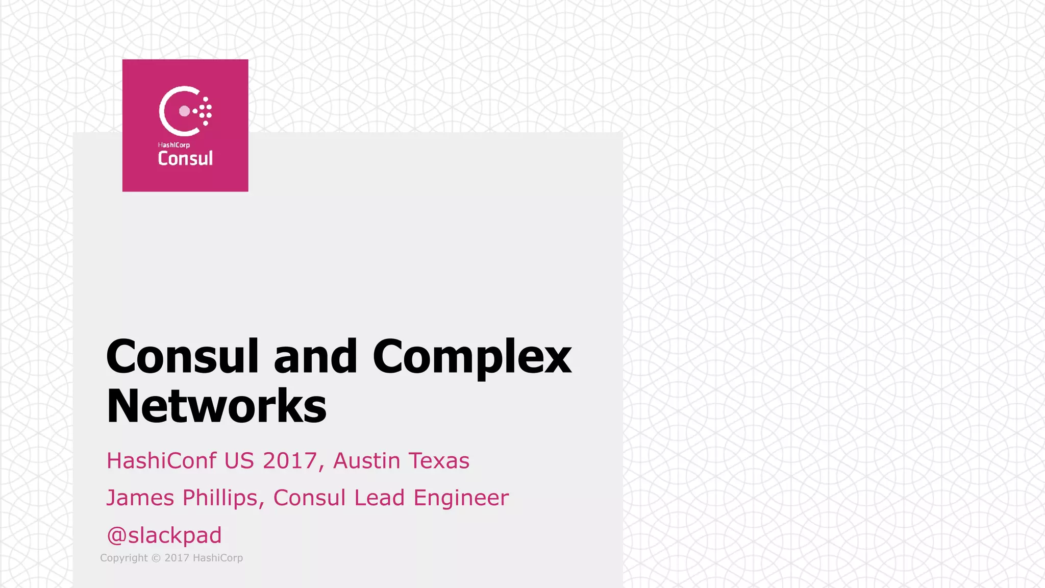 Consul and Complex Networks | PPT