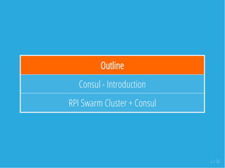 Consul and docker swarm cluster | PDF | Operating Systems | Computer Software and Applications