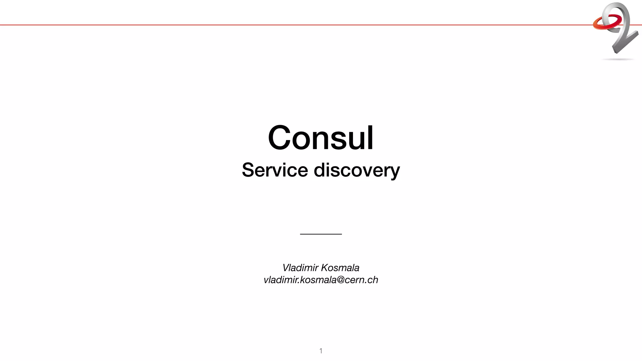 Consul presentation | PDF