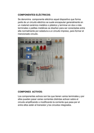 Consulta de componentes electricos | DOCX
