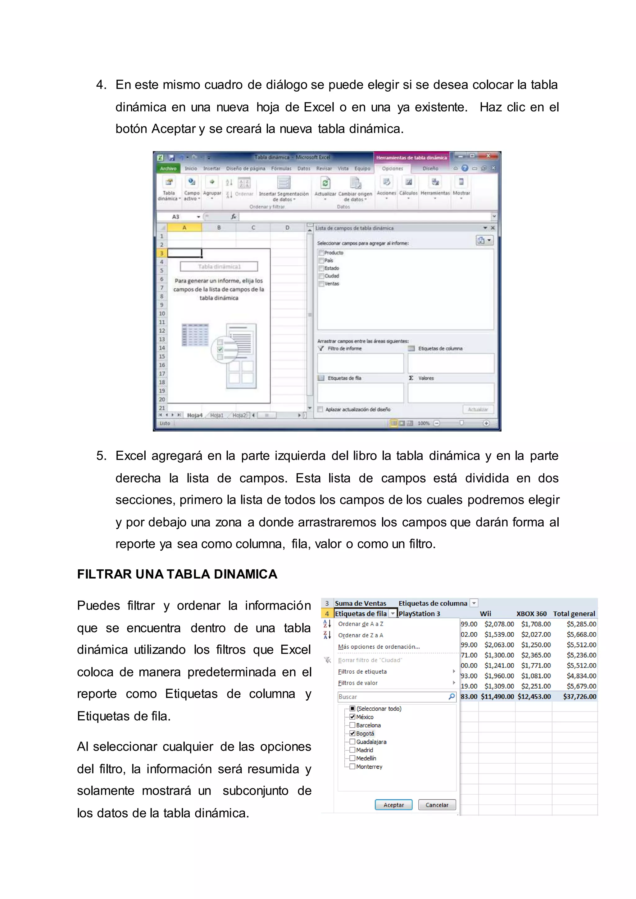FILTROS Consulta de informatica | DOCX