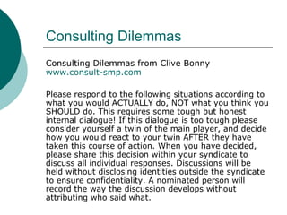 BCS ethical dilemmas | PPT