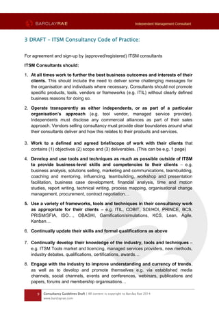 Consultancy guidelines draft v 0.1 | PDF