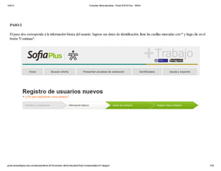 Consultar oferta educativa portal sofia plus - sena | PDF