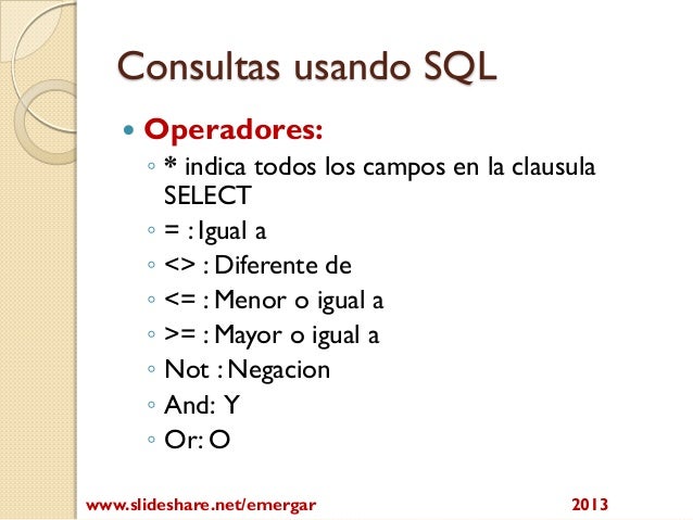 Consulta Sql De Tabla Computador En Mysql