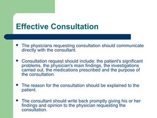 Consultation and referral | PPT