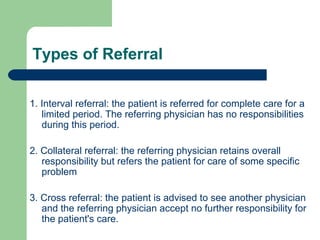 Consultation and referral | PPT
