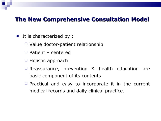 Consultation models | PPT