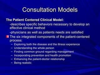 Consultation Models 2 | PPT