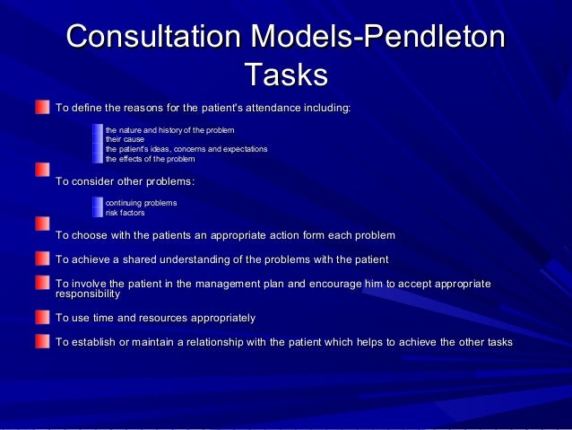 Consultation Models 2