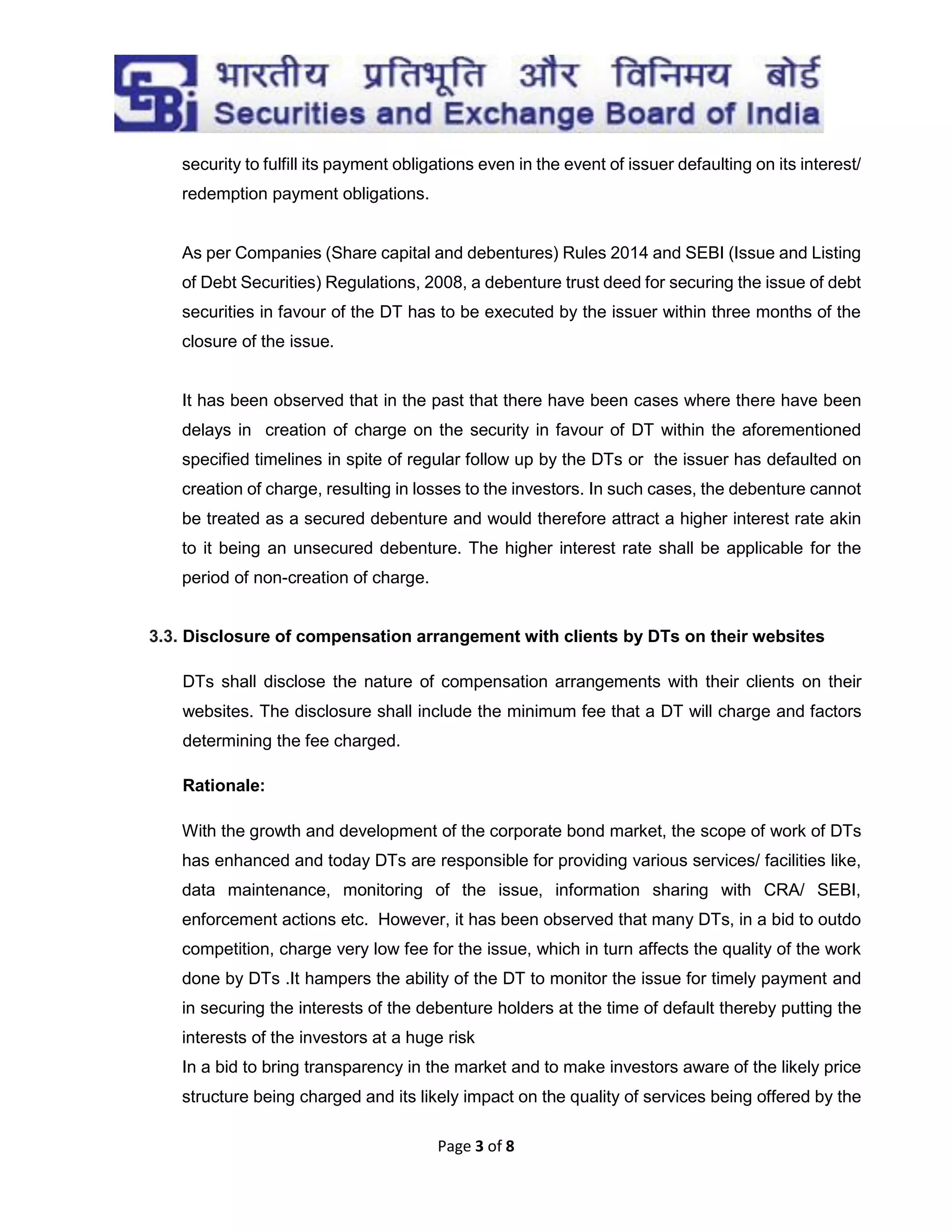 SEBI - Consultation paper on review of the regulatory framework for ...