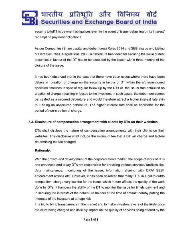 SEBI - Consultation paper on review of the regulatory framework for ...