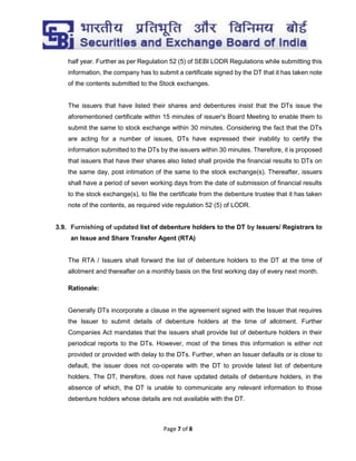 SEBI - Consultation paper on review of the regulatory framework for ...