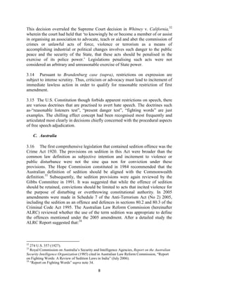 CONSULTATION PAPER ON SEDITION-30.08.2018