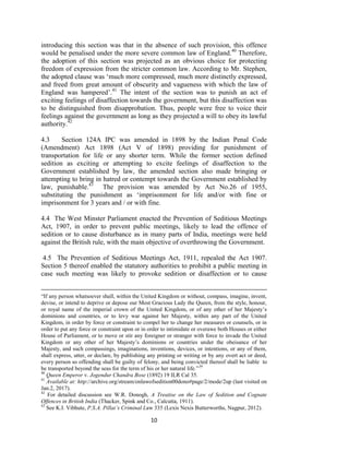 CONSULTATION PAPER ON SEDITION-30.08.2018