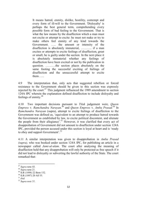 CONSULTATION PAPER ON SEDITION-30.08.2018