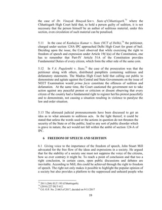 CONSULTATION PAPER ON SEDITION-30.08.2018