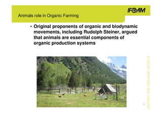 Animal Production in Organic Farming | PDF