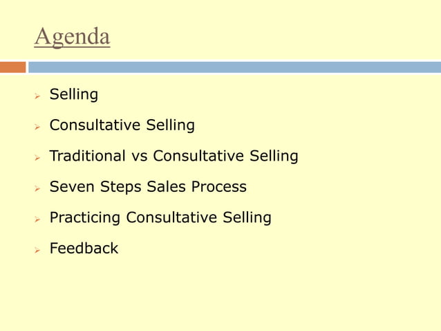 Consultative Selling Process | PPTX