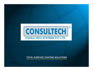 Painting Equipment By Consultech Systems Pvt. Ltd., Pune | PPT