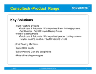 Painting Equipment By Consultech Systems Pvt. Ltd., Pune | PPT