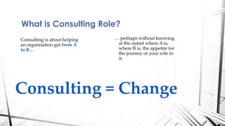Consulting 101 day 1 | PDF