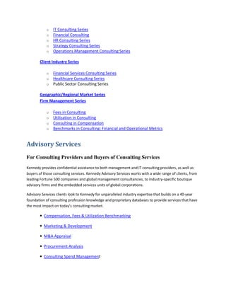 Consulting industry | PDF