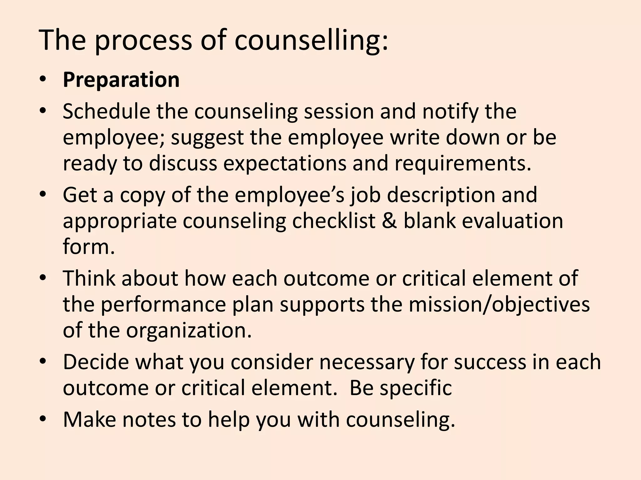 Consulting & performance counselling copy | PPTX