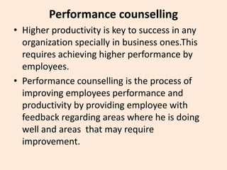 Consulting & performance counselling copy | PPTX