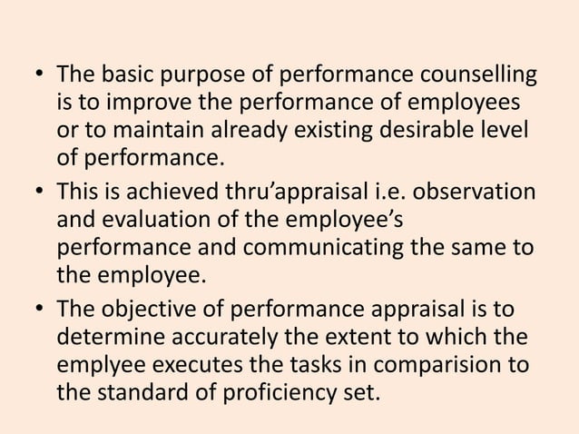 Consulting & performance counselling copy | PPT