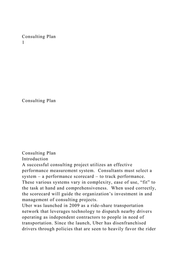 Consulting Plan .docx