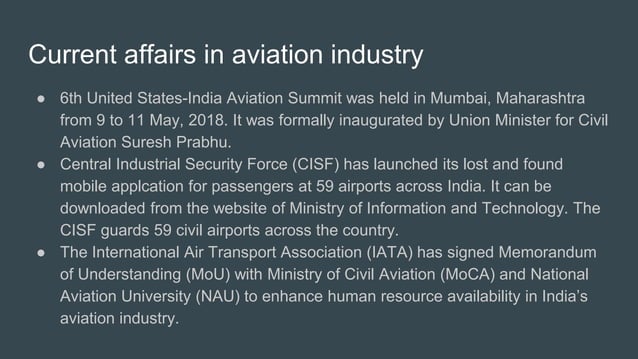 Aviation project | PPT