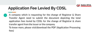 Learn Registrar and Transfer Agents Change Procedure & Documents ...