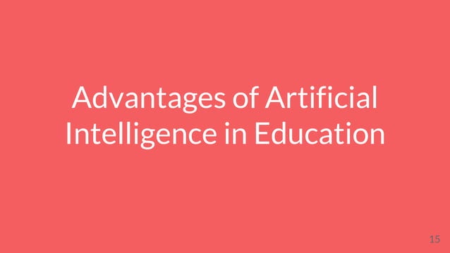 Role of Artificial Intelligence in Education.pptx | Technology Industry | Industries