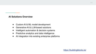 AI and Digital Transformation Solutions. | PPTX