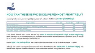 Consulting Proposal for Mel Marine - Liner Shipping Market | PDF