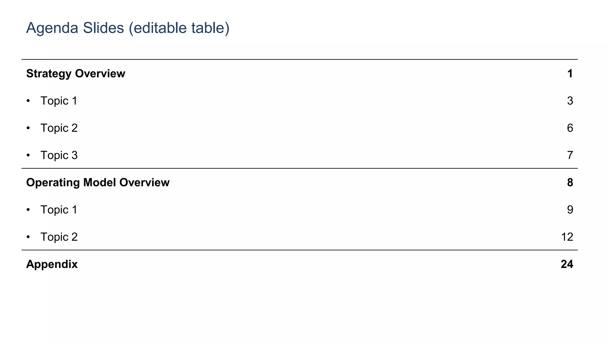 Consulting Template Slides - Mckinsey, BCG & Bain Style Communication ...